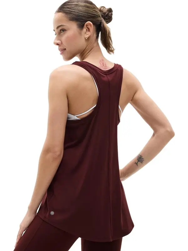 Athleta Relaxed Fit Tank - Garnet