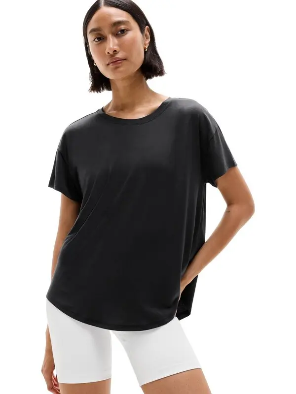 Athleta Relaxed T-shirt - Black