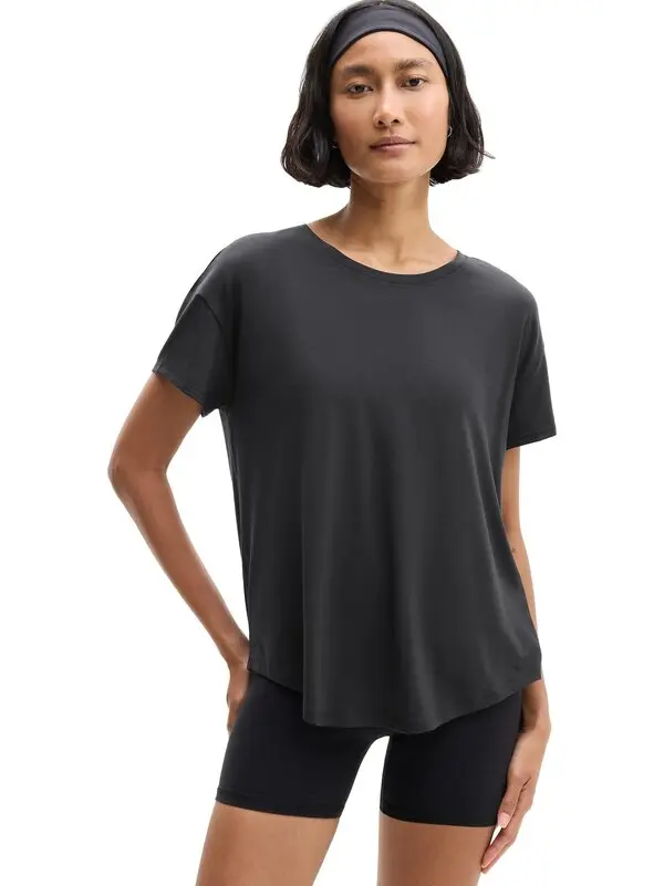 Athleta Relaxed T-shirt - Black