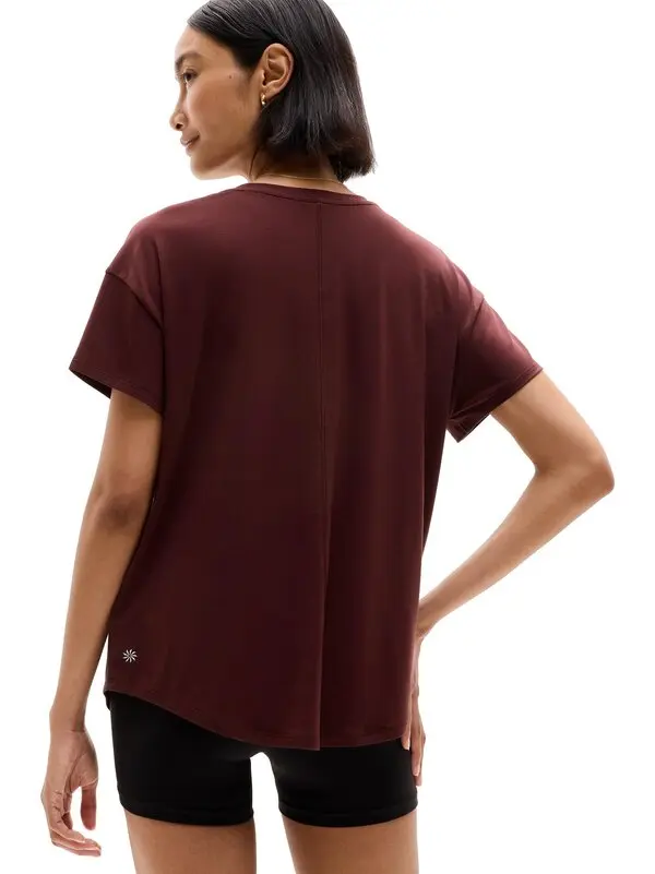 Athleta Relaxed T-shirt - Garnet