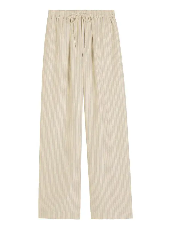RÓHE Wide-leg Silk-chiffon Trousers - Stripe