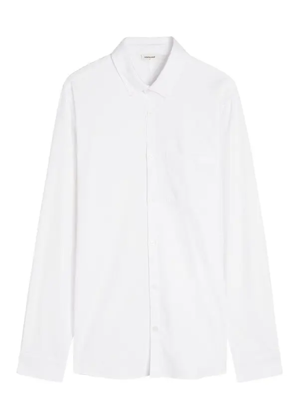 LESTRANGE The All Day Cotton-blend Oxford Shirt - White