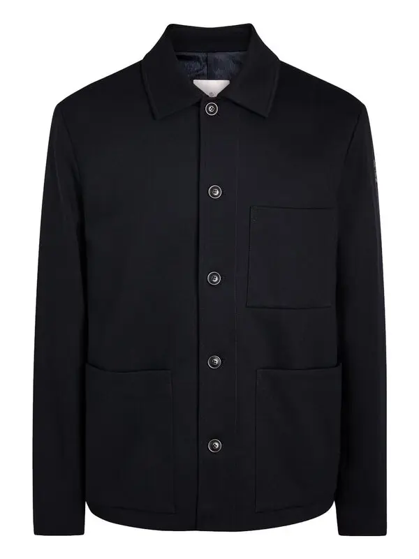 Moncler Cabalian Cotton-blend Overshirt - Navy