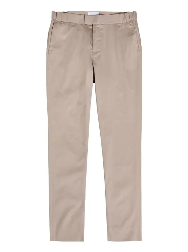 LESTRANGE Stretch-cotton Trousers - Beige