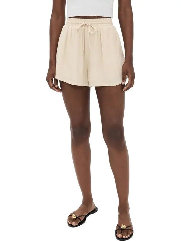SEVEN WONDERS Adelyn Drawstring Shorts - Sand