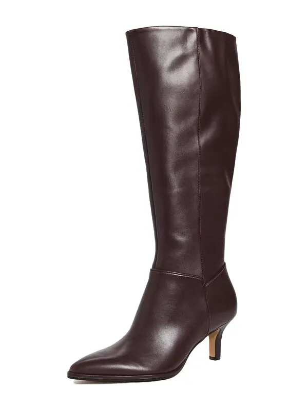 Dolce Vita Aldy Knee High Boots - Mulberry Leather