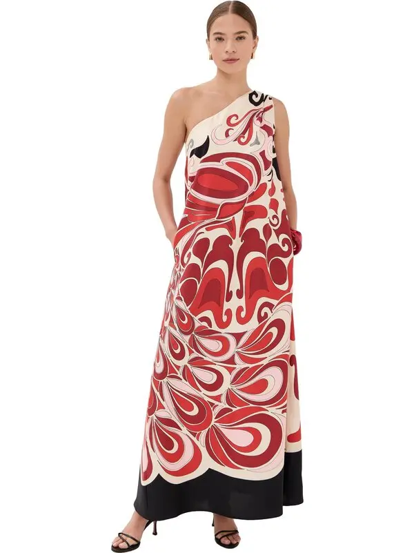 La DoubleJ Roy Silk Maxi Dress - Phoenix Placee