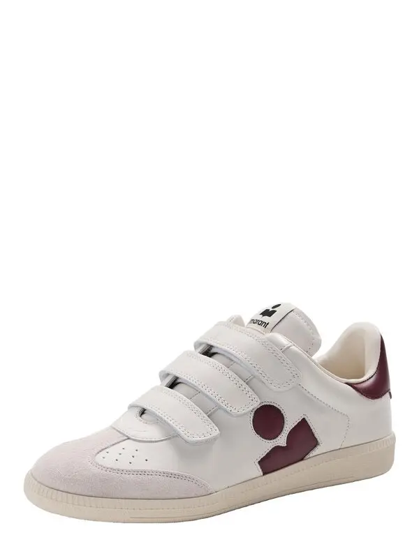 Isabel Marant Beth Sneakers - Ecru/burgundy