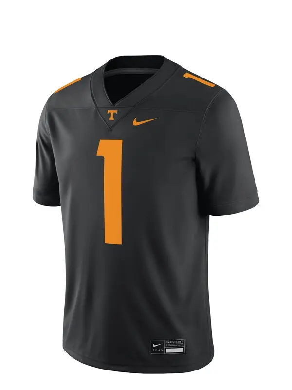 Nike Tennessee Volunteers Dri-fit College Game Jersey - Black