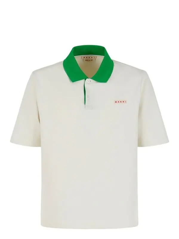 Marni Polo Shirt Iris - White