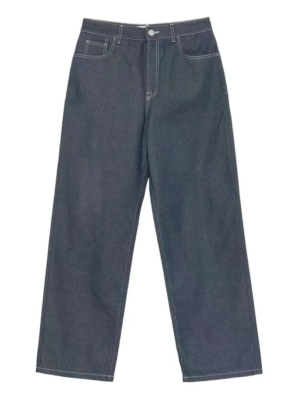 RÓHE Five-pocket Wide Leg Jeans - Blue