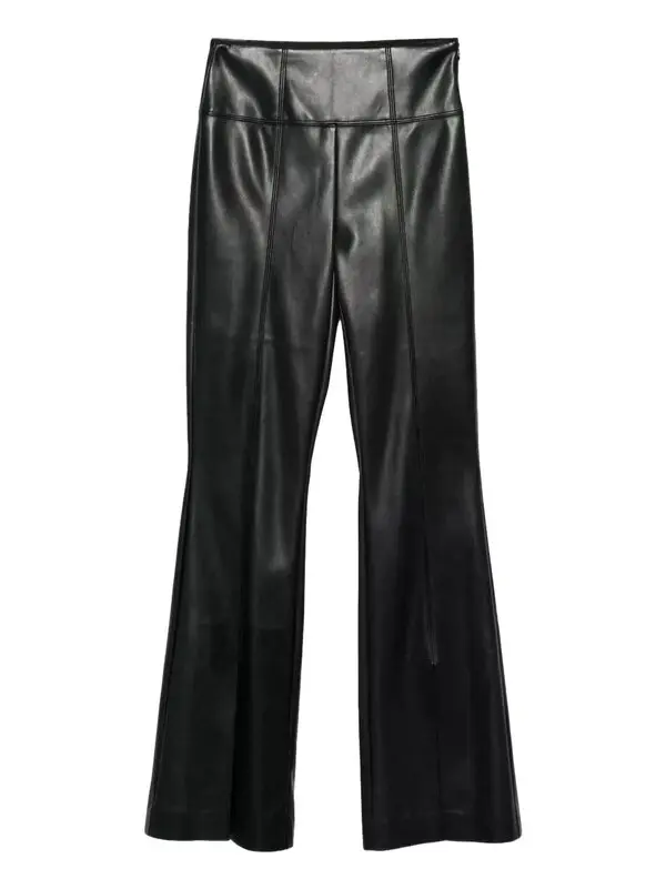 TWINSET Split-leg Flared Trousers - Black