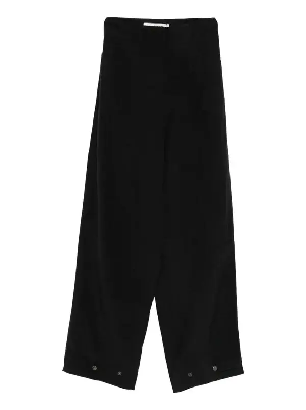 RÓHE Button-cuffed Trousers - Black