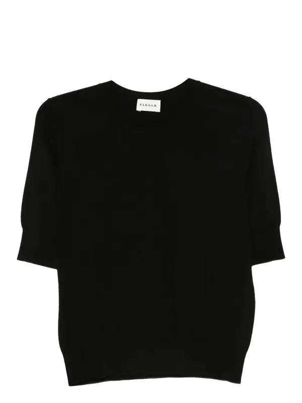 P.a.r.o.s.h Short-sleeve Top - Black