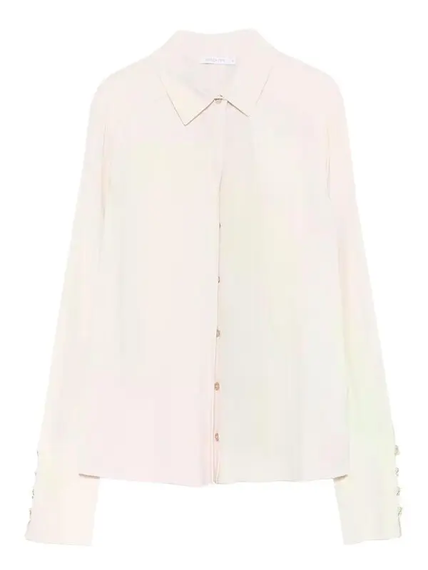Patrizia Pepe Button-cuff Blouse - Neutrals