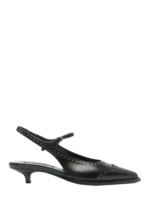 Miu Miu 35mm Slingback Pumps - Black
