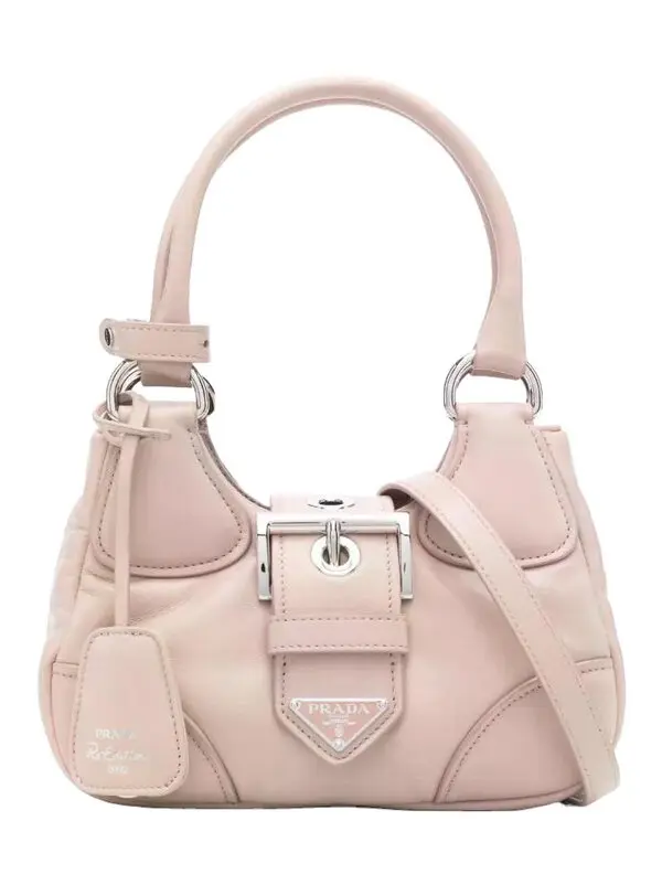 Prada Triangle-logo Tote Bag - Neutrals
