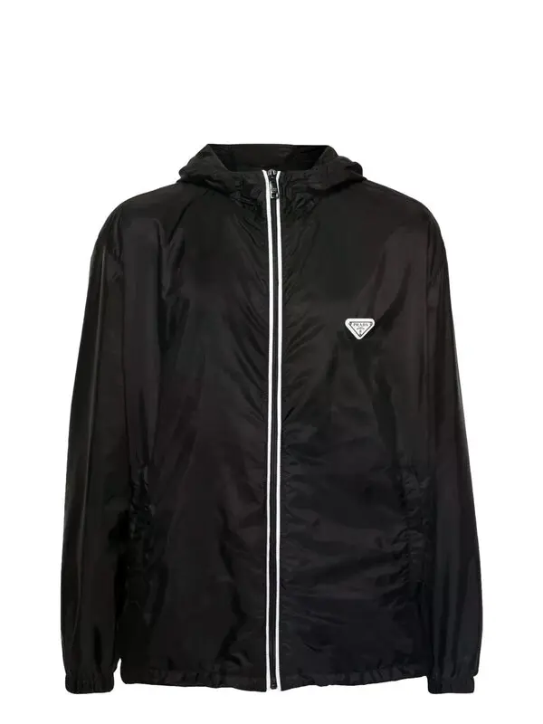 Prada Re-nylon Hooded Jacket - Black