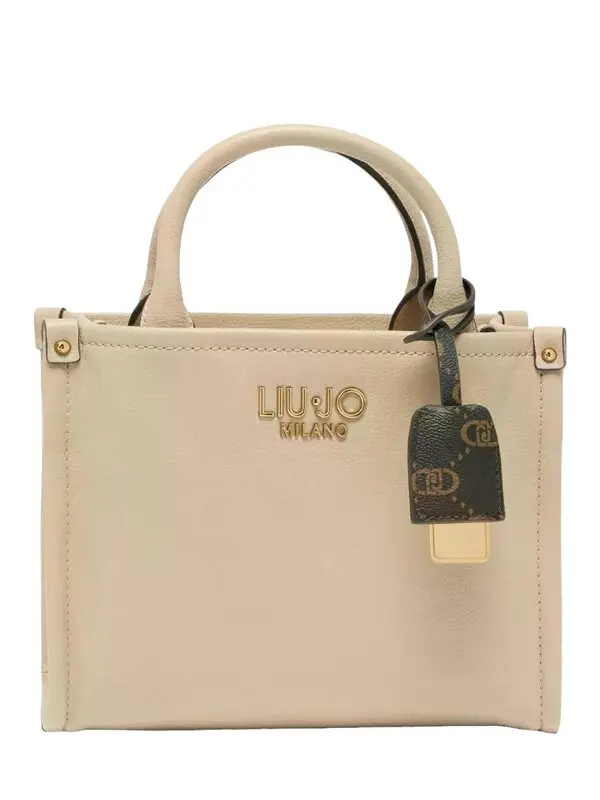 Liu Jo Logo Charm Tote - Neutrals