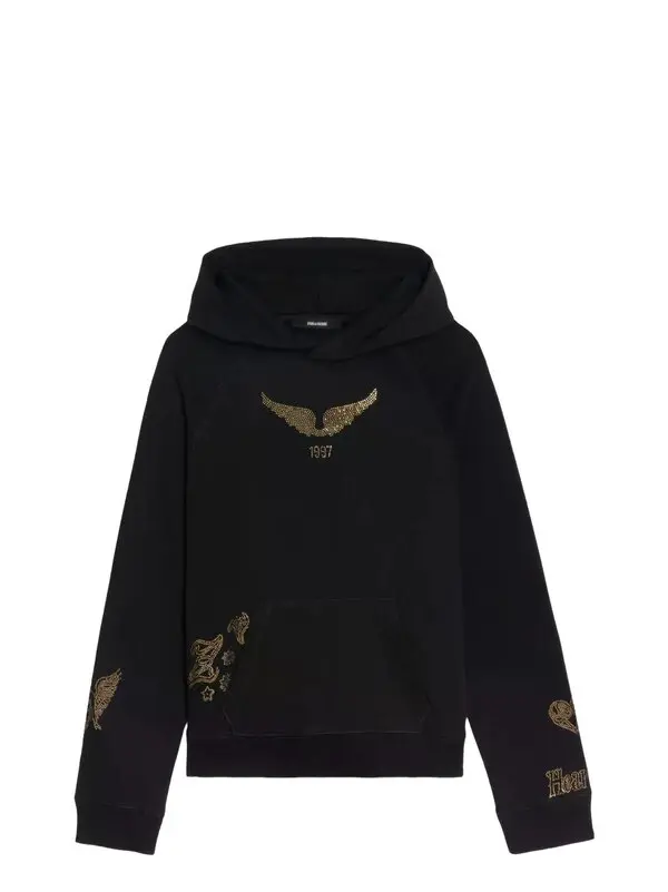 Zadig&Voltaire Crystal-embellished Hoodie - Black