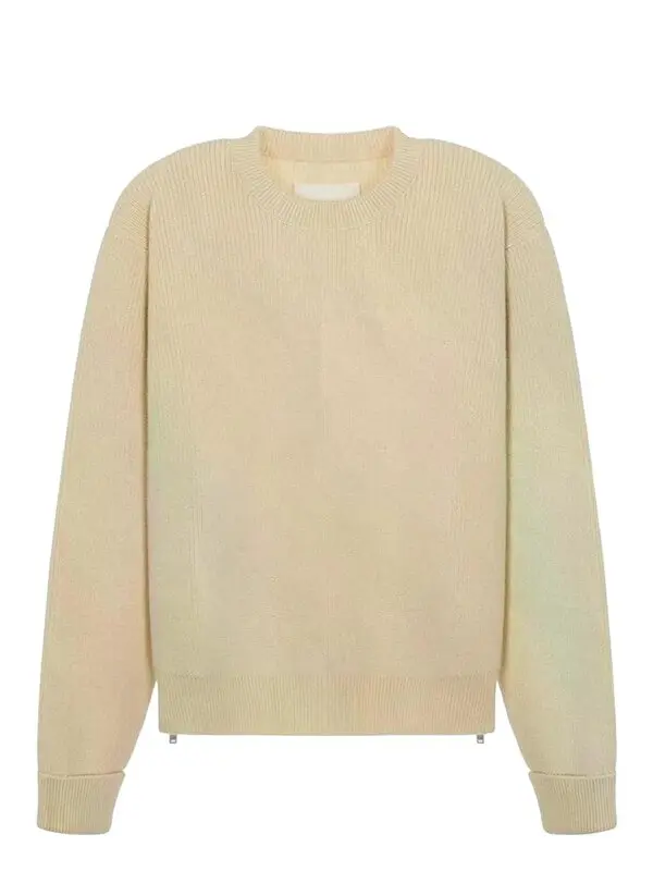 JIL SANDER Wool Crew Neck Sweater - Neutrals