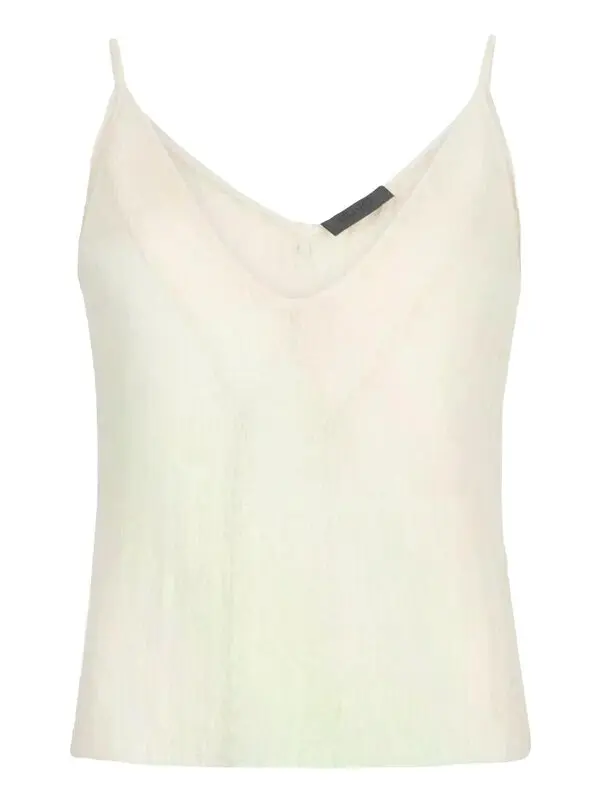 Liu Jo V-neck Top With Lace Detailing - Neutrals