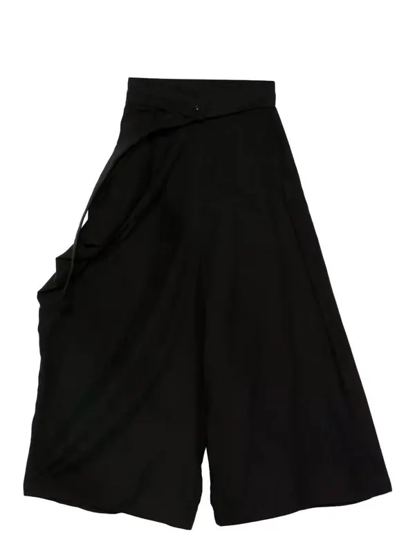 Y’s Dungaree Jumper Pants - Black