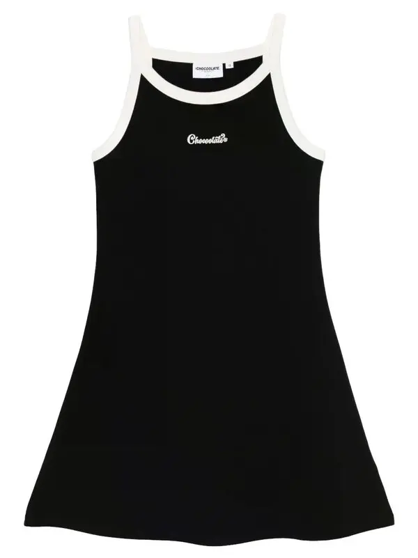 CHOCOOLATE Logo Mini Dress - Black