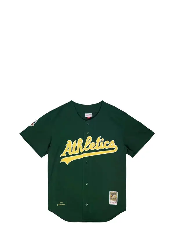 Mitchell & Ness Mlb Oakland Athletics 1997 Jose Canseco Baseball Shirt - Green