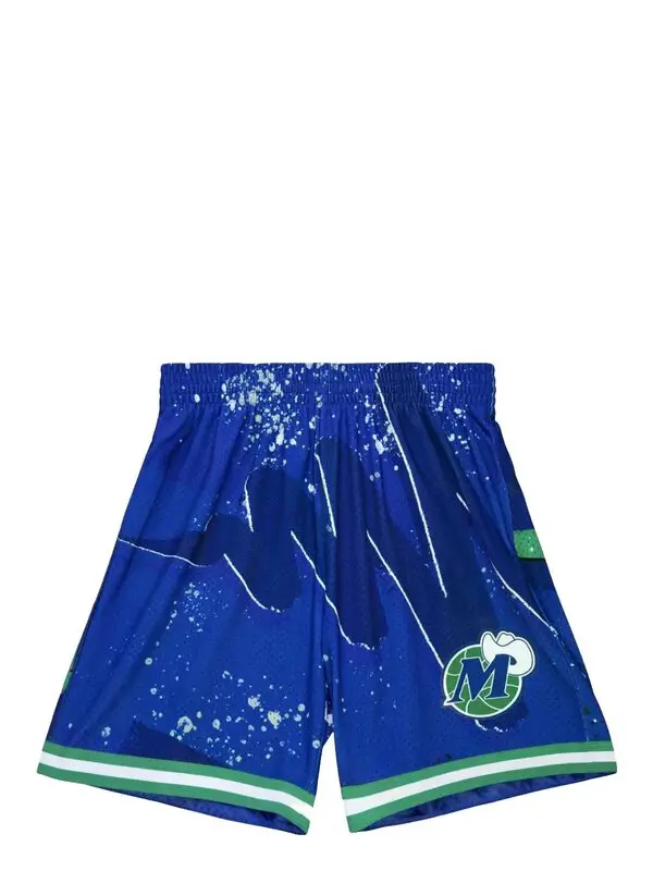Mitchell & Ness Nba Dallas Mavericks 1998 Hyper Hoops Basketball Shorts - Blue