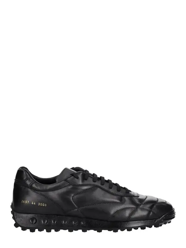COMMON PROJECTS Soccer Leather Sneakers - Black
