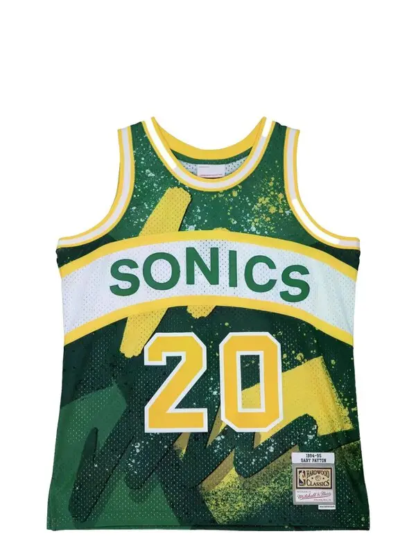 Mitchell & Ness Nba Seattle Supersonics 94 Gary Payton Hyper Hoops Swingman Jersey - Green