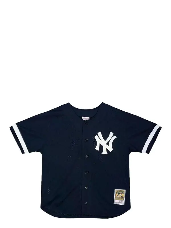 Mitchell & Ness Mlb New York Yankees 1998 Bernie Williams Baseball Jersey Top - Blue