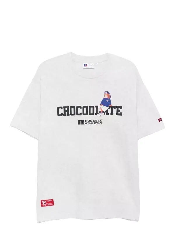 CHOCOOLATE Logo-print T-shirt - Grey