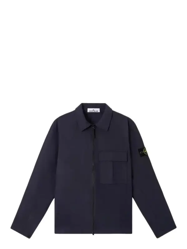 Stone Island Compass-badge Jacket - Blue