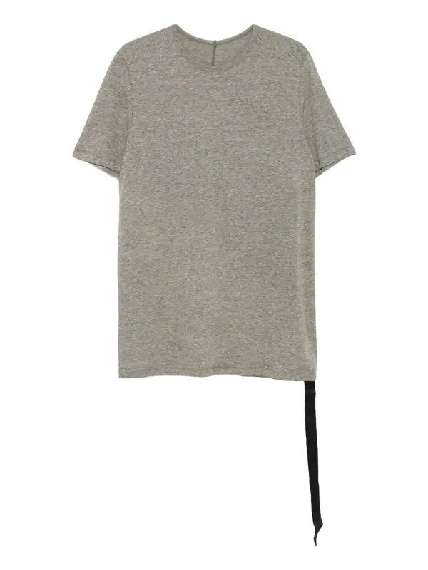 Rick Owens Side-tie Cotton T-shirt - Grey
