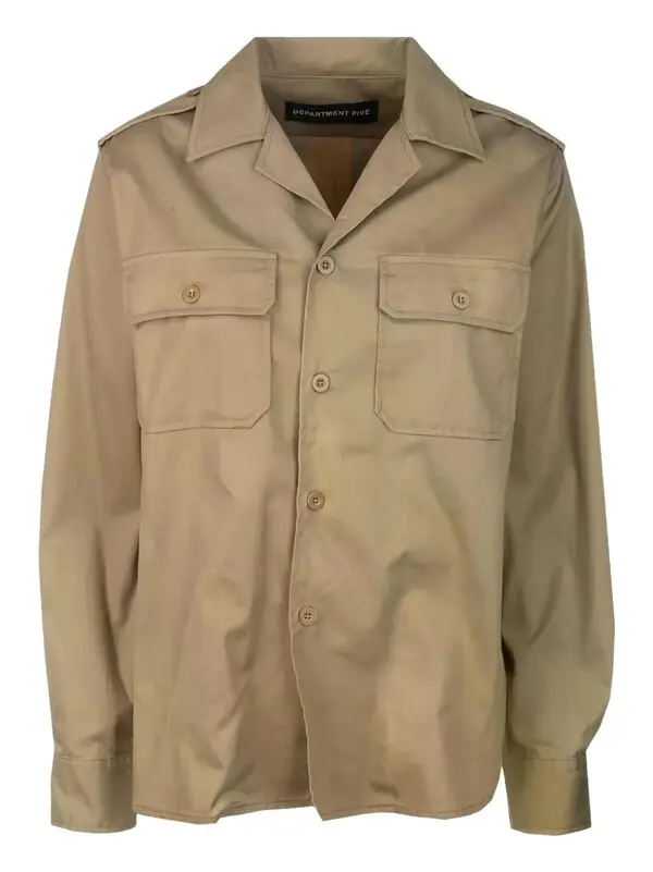 DEPARTMENT 5 Patch-pocket Shirt - Neutrals