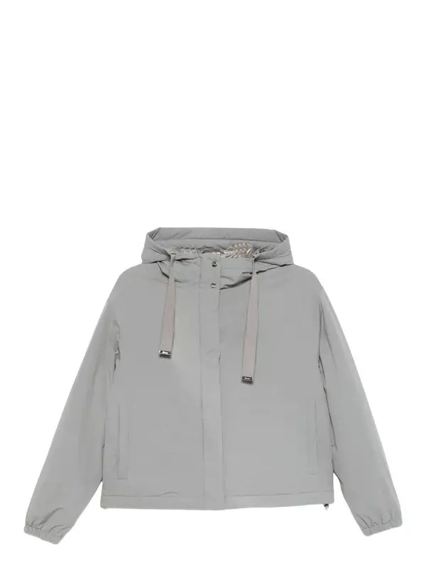 Herno Hooded Drawstring Jacket - Grey