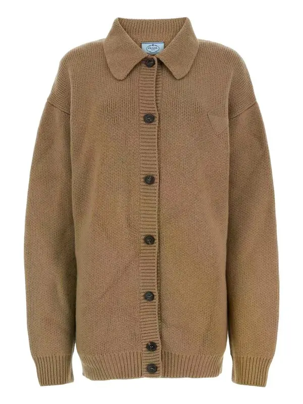 Prada Cashmere Cardigan - Brown