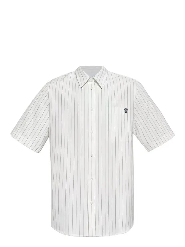 Burberry Striped Shirt - White