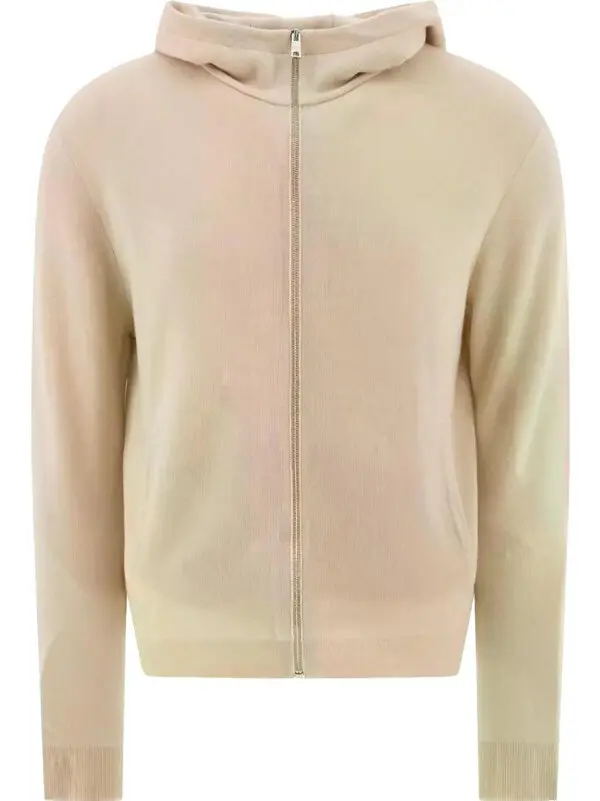 Prada Cashmere Knit Hoodie - Neutrals
