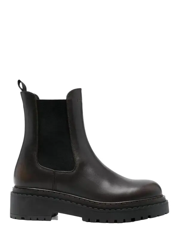 Prada 55mm Logo-debossed Chelsea Boots - Brown