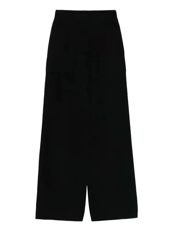 UMA WANG Cashmere Trousers - Black