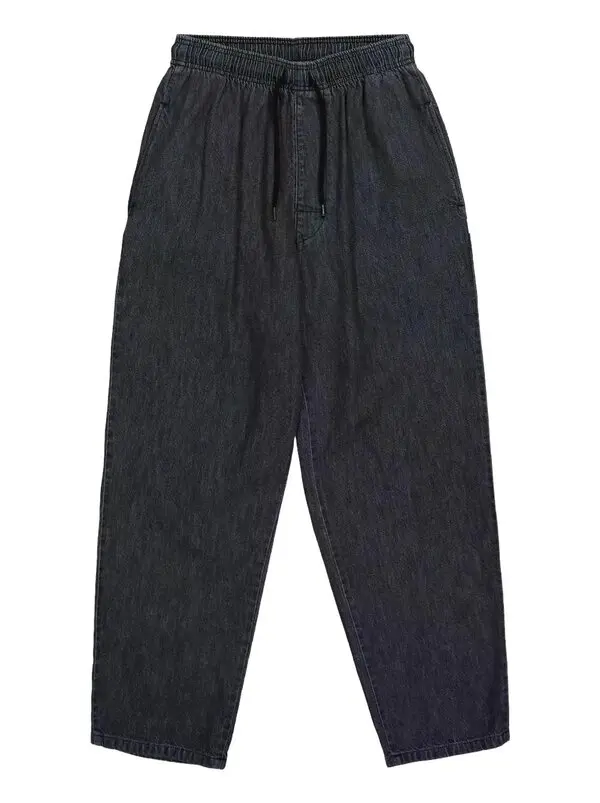 WTAPS Drawstring Cotton Trousers - Black