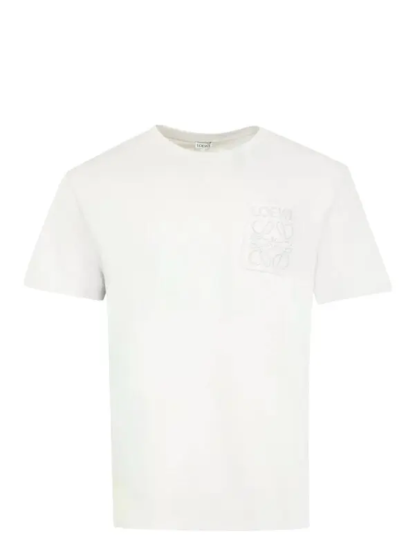 Loewe Logo-embroidered T-shirt - Grey
