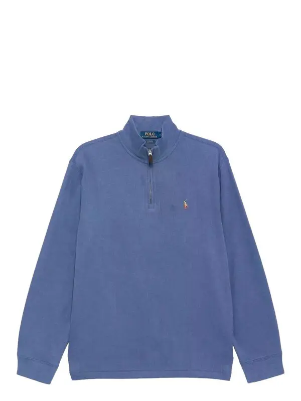 Polo Ralph Lauren Half Zip-up Sweater - Blue