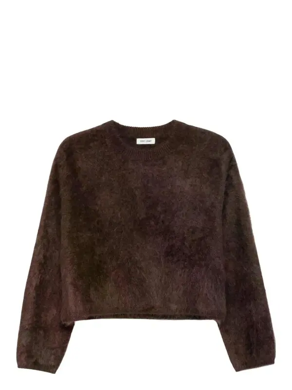 Soft Goat Cashmere Jumper - Brown