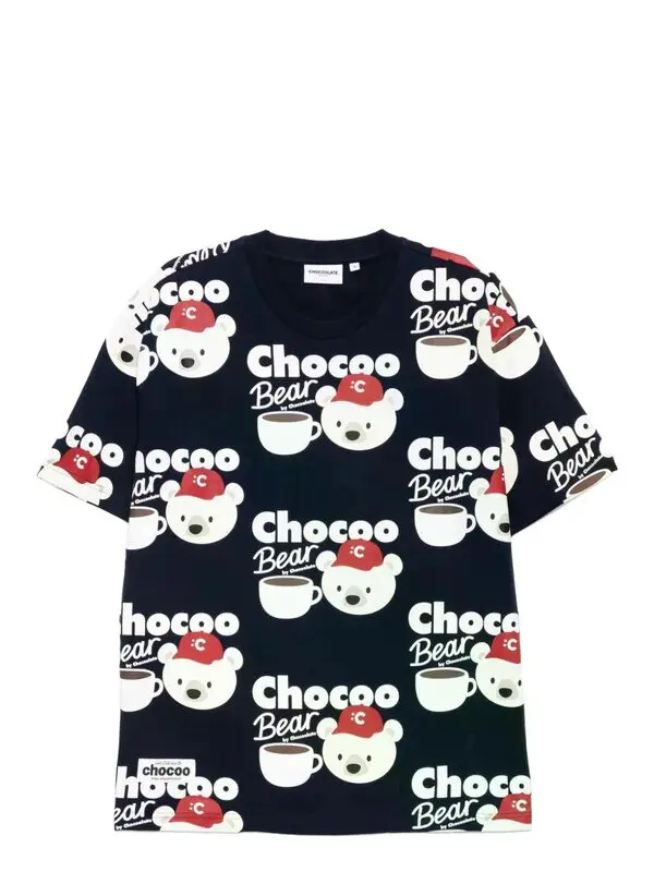 CHOCOOLATE Graphic-print T-shirt - Blue