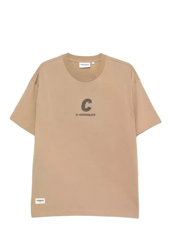 CHOCOOLATE Logo-print T-shirt - Neutrals