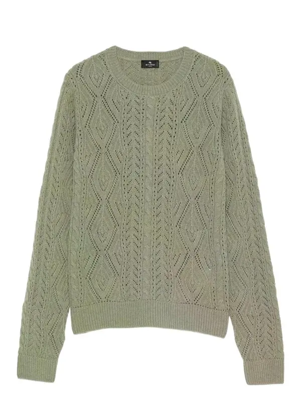 Etro Cable-knit Sweater - Green